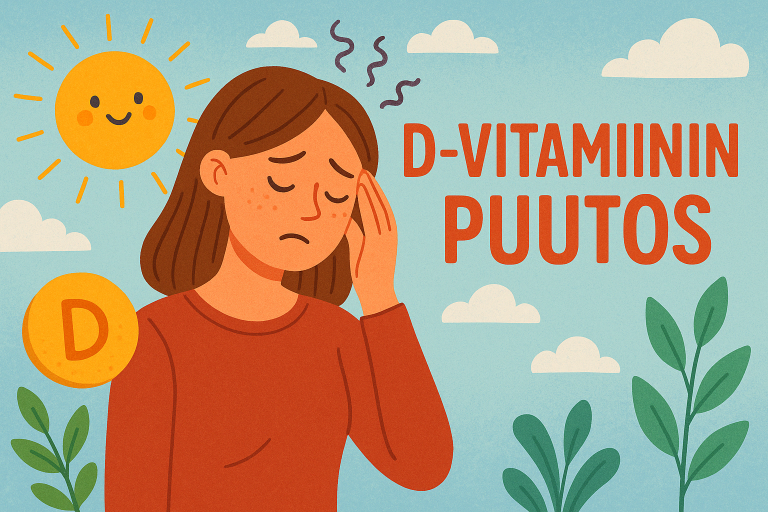 Tavallisia D-vitamiinin puutos oireta | Fittis